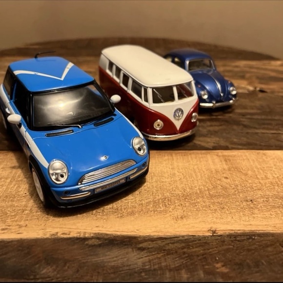 Toys | Bundle 3 Diecast Autos Mini Cooper Polizia Volkswagen Microbus ...